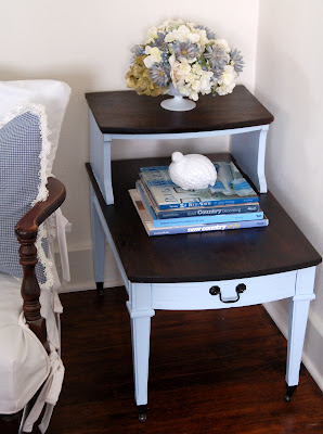 2 Tiered Side Table Revealed - Miss Mustard Seed