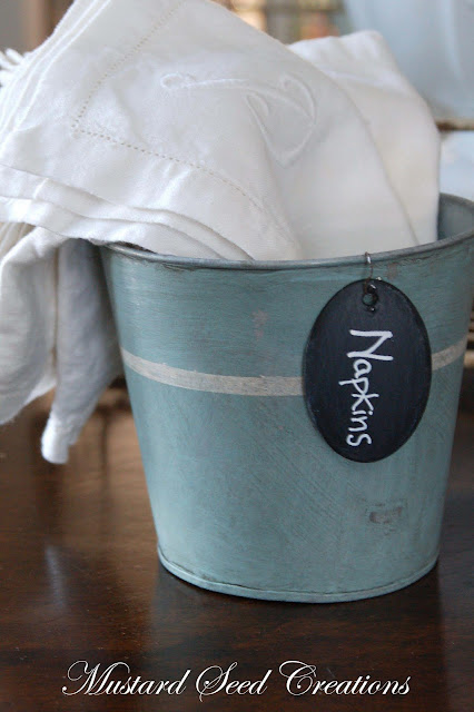 Painted Pail Tutorial | Miss Mustard Seed