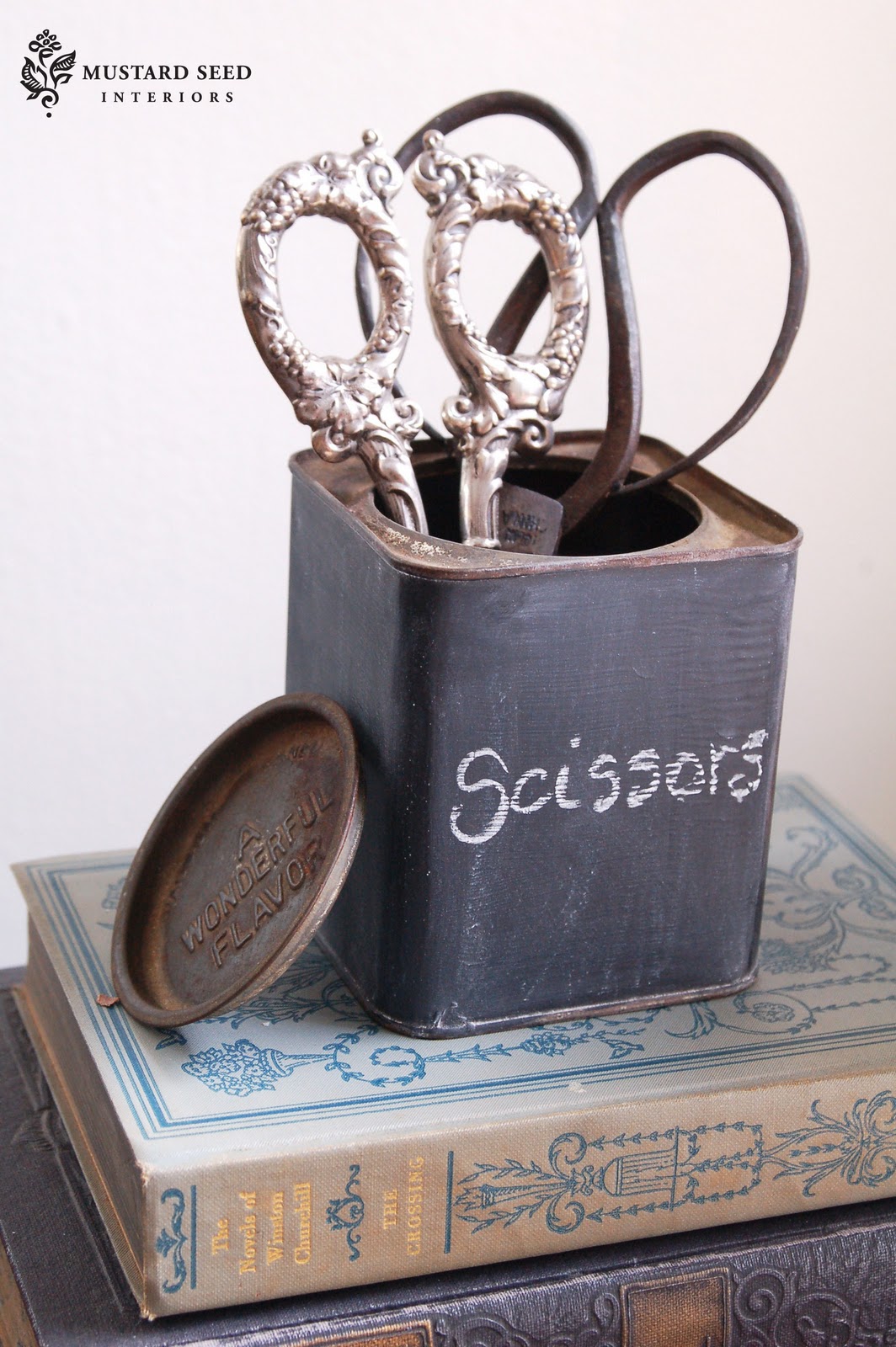 DIY Club Tutorial & a Tea Tin Makeover - Miss Mustard Seed