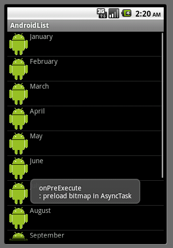Android Er Load Listview In Background Asynctask