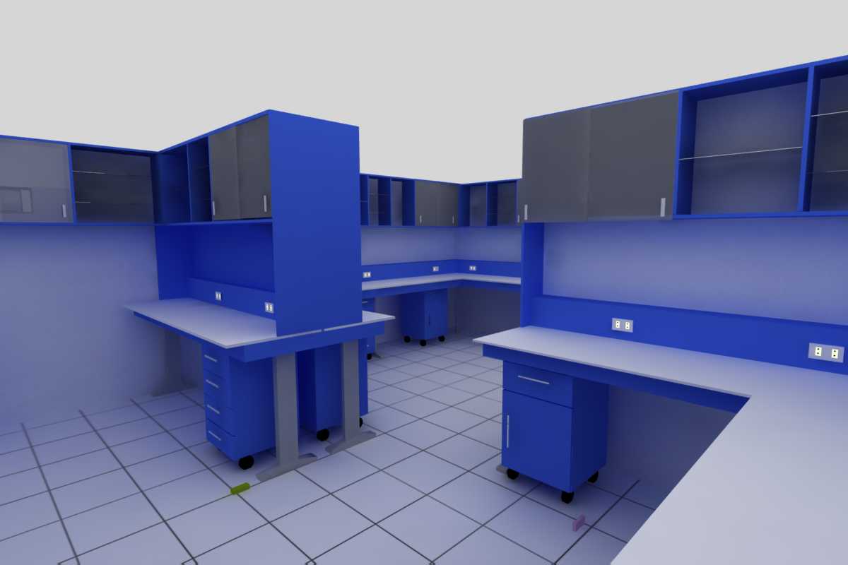 Diseño Interior: Laboratorio Medico