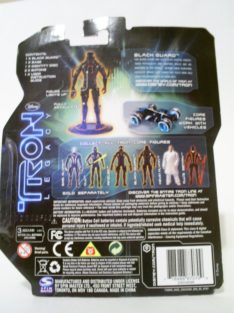 That Figures: REVIEW: Tron Legacy Black Guard