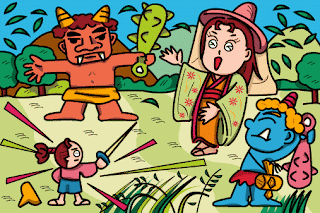 Japan Folklore: Issun-boshi