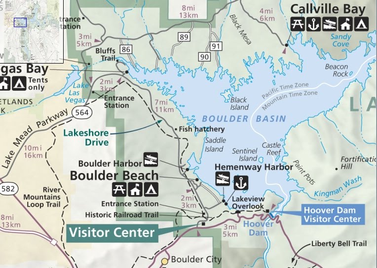 Lake Mead exploring - January 2011