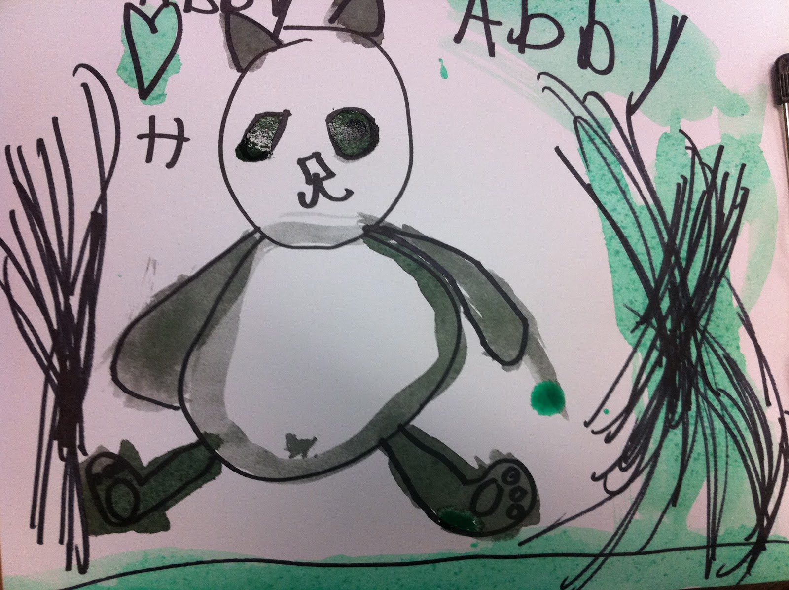 How to Draw a Panda Bear - Fairy Dust Teaching