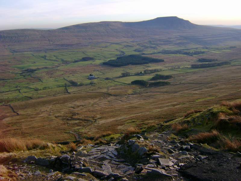 Yorkshire Dales mountains, fells & hills, by Mark Reid: Whernside (736m)