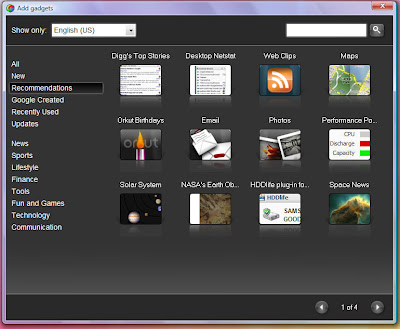 Developing with Google Desktop, Gadget API: Closer look at Google ...