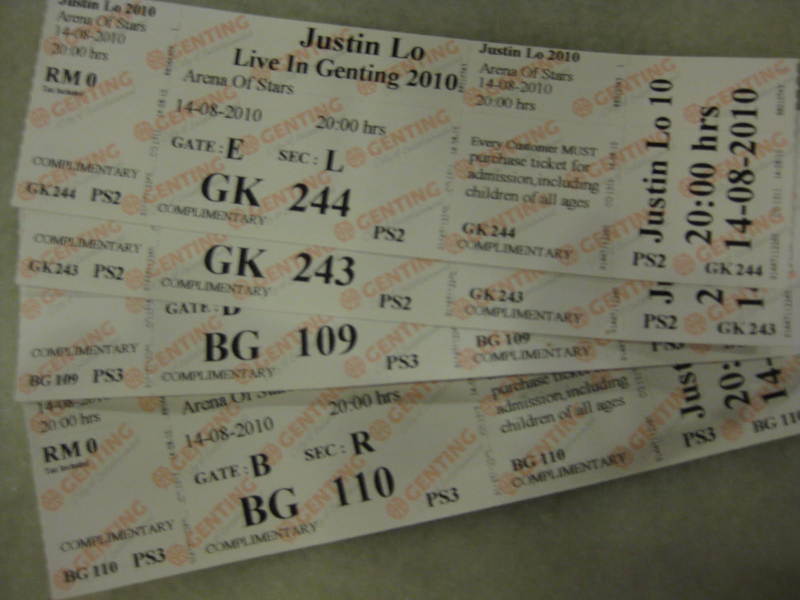 Christy's Blog: Justin Lo Concert