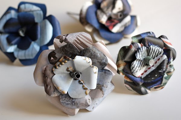 Recycle: Magazine flowers ... | the ReFab Diaries