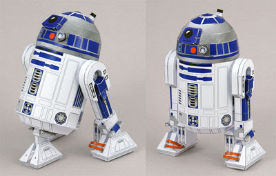 Star Wars Artoo-Detoo (R2-D2) Paper Model : Pepakura Corner