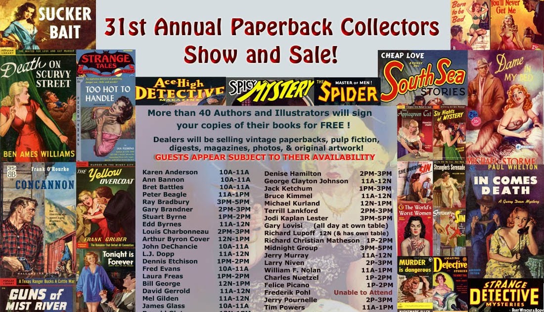 BOOKTRYST: The Largest Vintage Paperback Book Fair in the World