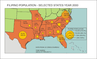 Kendall Map Analysis: Proportional Circle Map