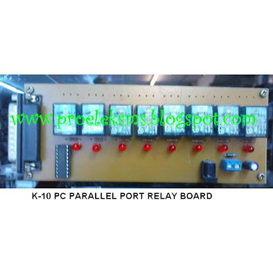 PROJEK ELEKTRONIK: PC Parallel Port Relay Board