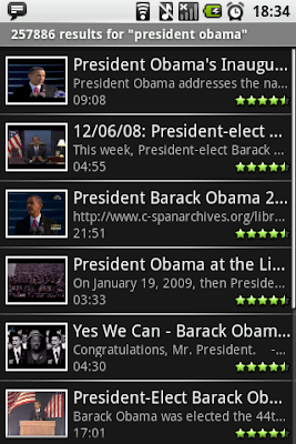 Android Apps from the Swiss Codemonkeys: President Obama App for Android