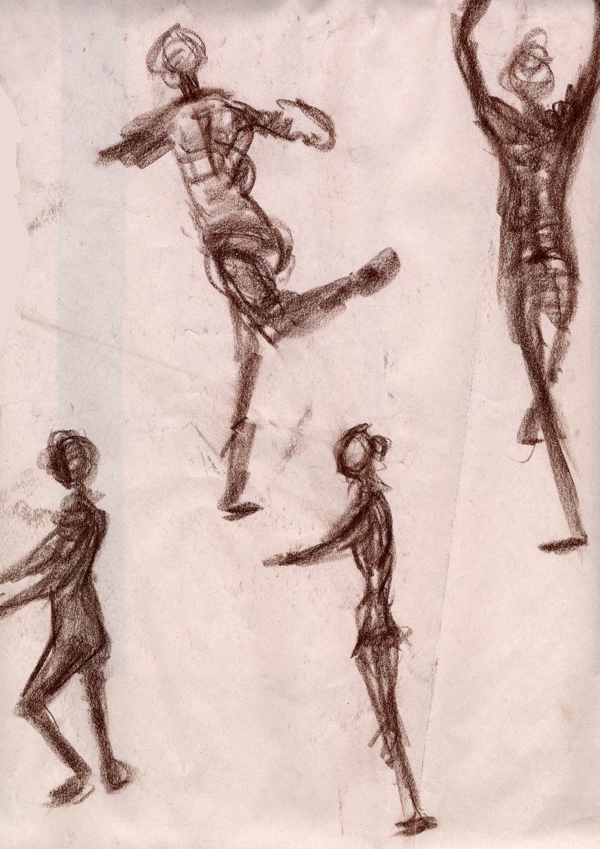 Second Year Life Drawing Portfolio Blog: Movement Sequences