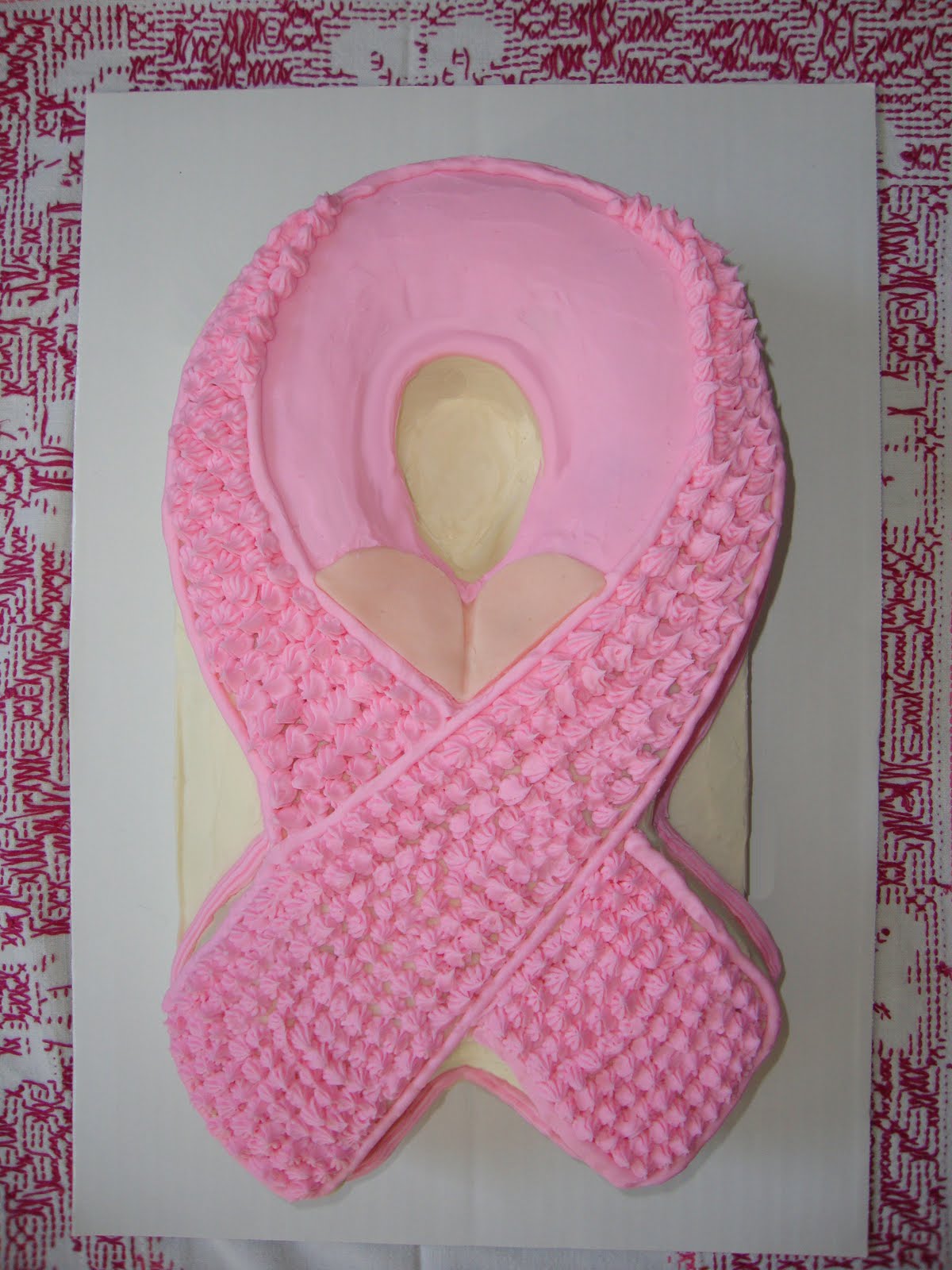 Dana's Baking: Breast Cancer Awareness Cake