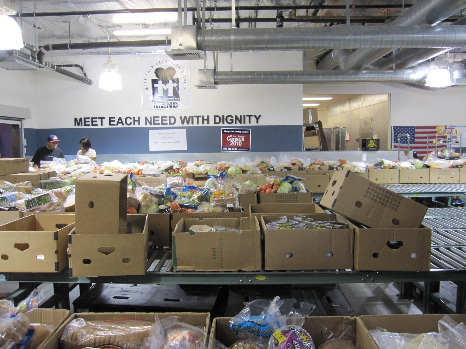 A day at the food bank