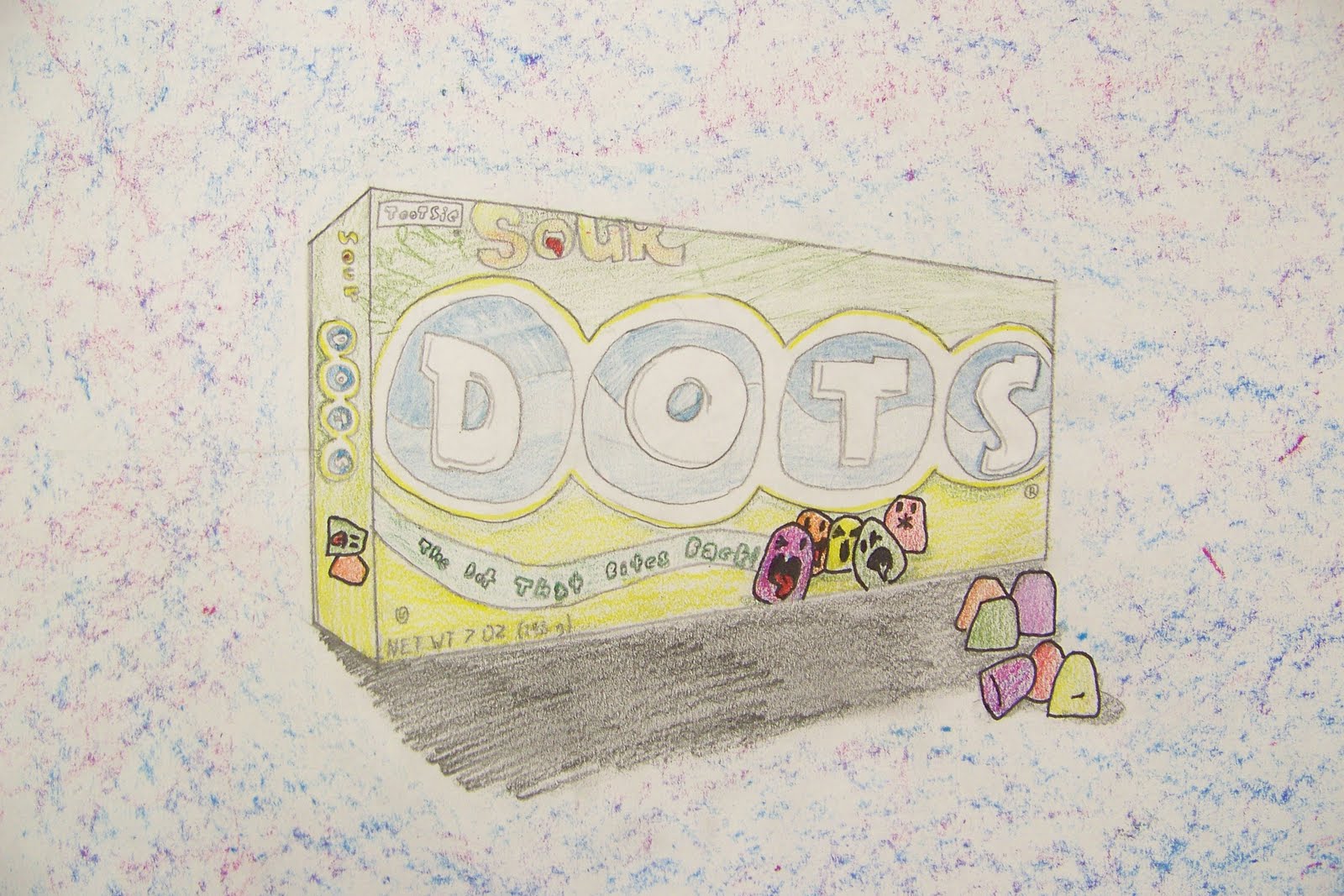 Her Dabbles: Candy Boxes in 2-Point Perspective