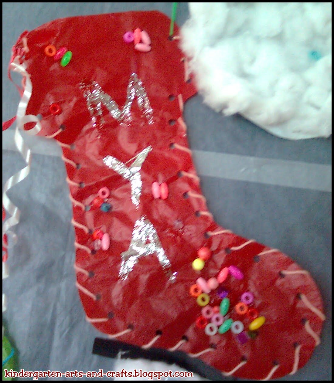 Kindergarten Arts and Crafts: Christmas Stockings