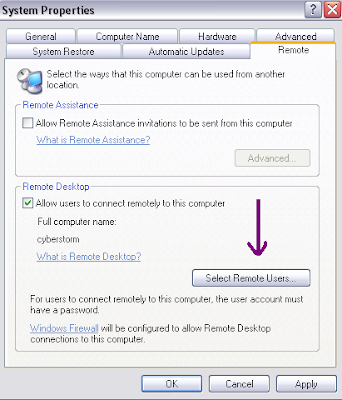 How to enable Remote Desktop in Windows XP