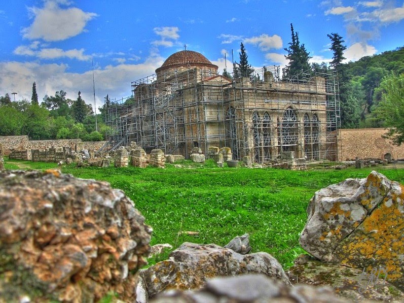 Stelios now has a blog...: Monastery at Daphne / Dafni