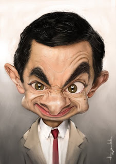Strogulski Caricatures: Rowan Atkinson