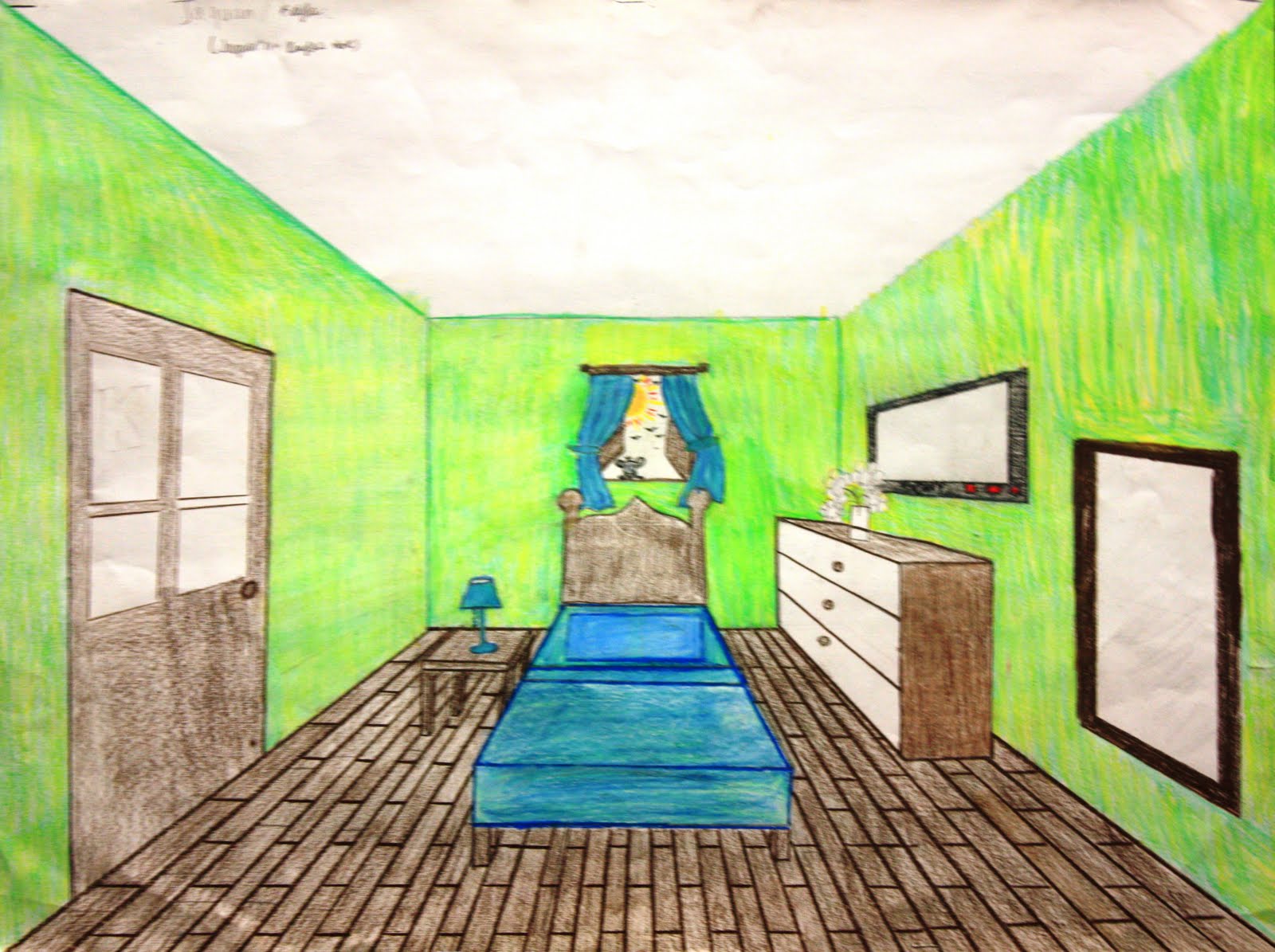 HCZ Upper Elementary/Middle School Art: Seventh Grade One Point Perspective