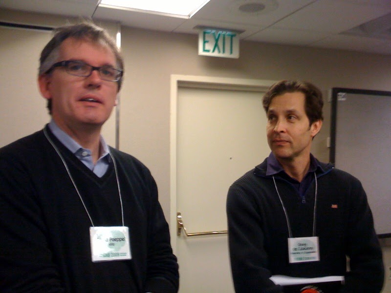Talking Brains: A couple of photos from CNS 2009