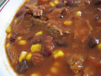 MA CUISINE PASSION: CHILI AU BOEUF ET AUX SAUCISSES ITALIENNES (MIJOTEUSE)