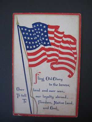 Oakland Illinois Genealogy: Flag Day vintage postcards: