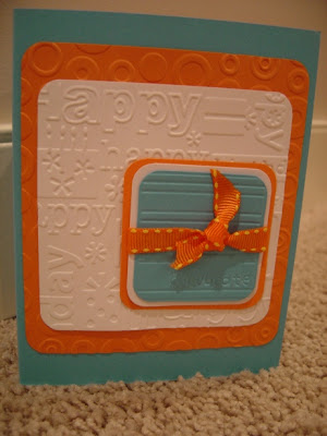 Crafty in Calgary: Cuttlebug Birthday Card