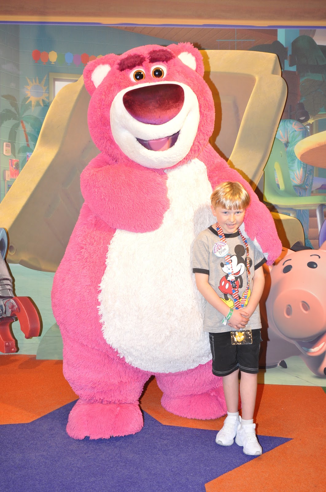 Williams Family: Meeting Lotso From Toy Story 3