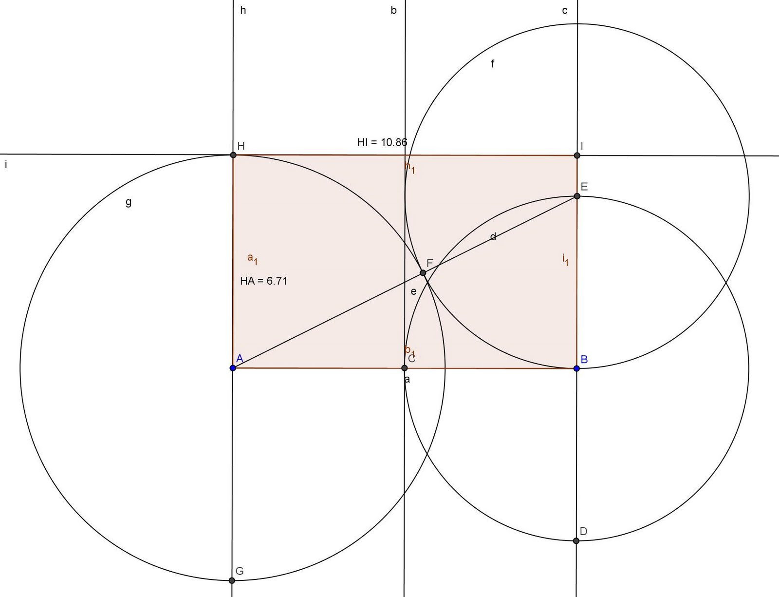 Matemáticas para la clase de matemáticas: Construyendo un rectángulo de oro