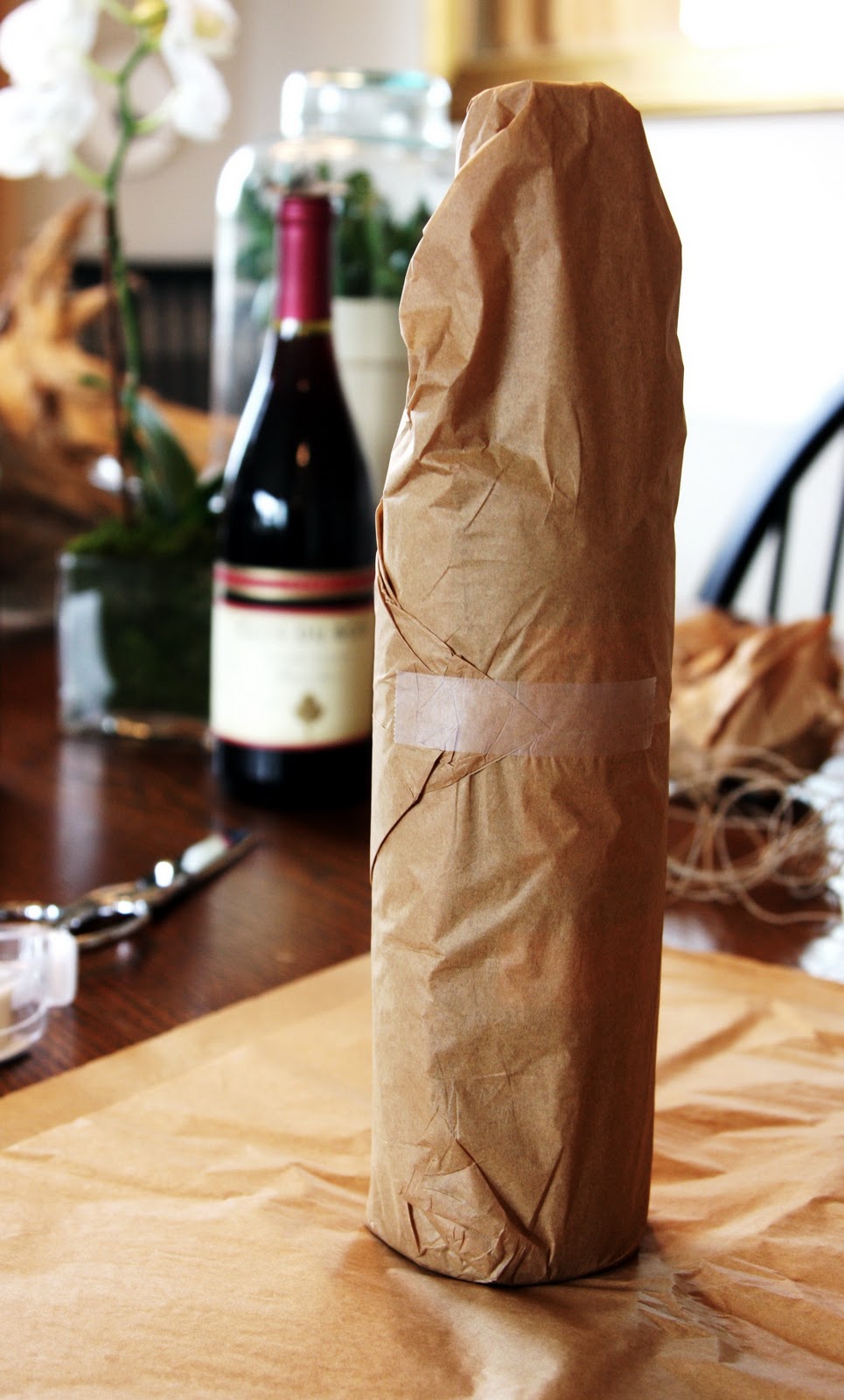 Pottery Barn Wine Wraps | b3 Home Designs
