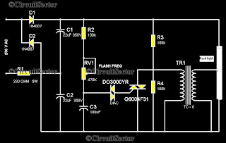 Strobe Light Circuit with Timing | Top Circuits