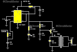 Touch Plate Circuit With High Sensitivity | Top Circuits
