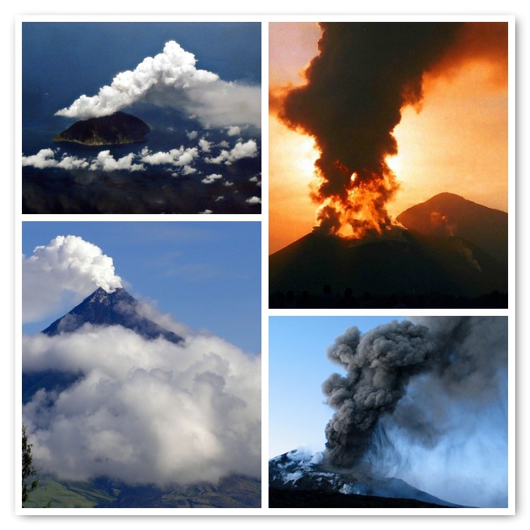 Crazy Volcano! {Photo Mosaic} ~ A Little Bit of Everything