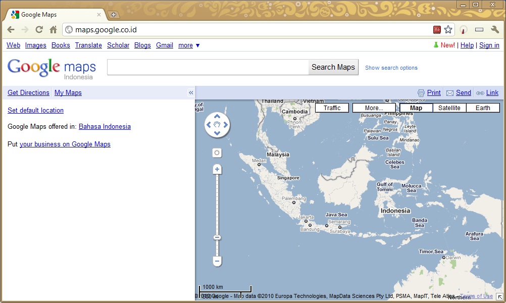 Reading US: Google Maps Indonesia