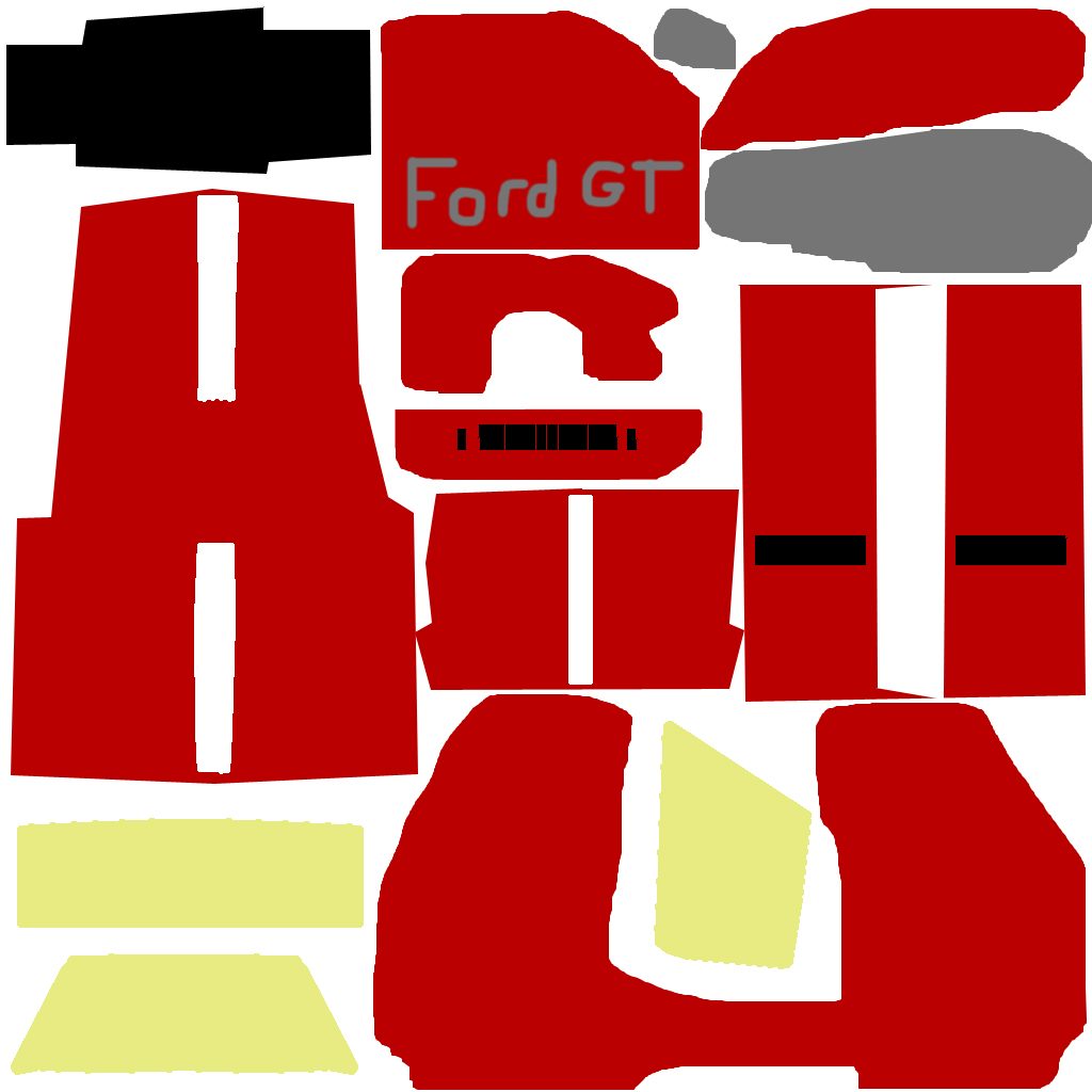 Ford GT Unwrapped/Textured