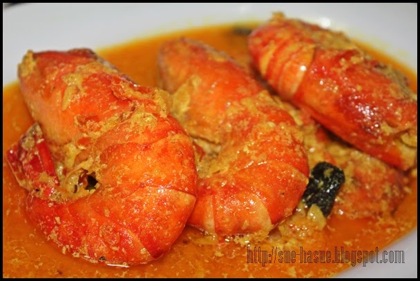 HaSue: I Love My Life: Udang Galah Masak Lemak Cili Api