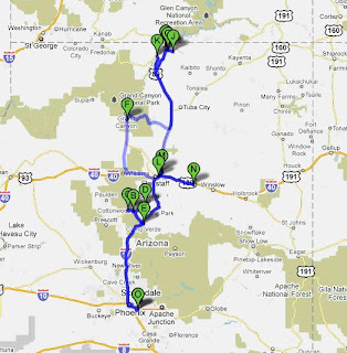 Live in Tempe, Arizona: Travel 2: Red Rock, Jerome, Grand Canyon, Page ...