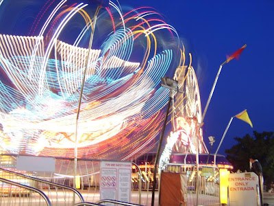 Terrell Daily Photo: Carnival ride at night