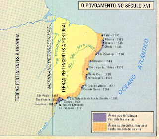 História em partes: Povoamento do Brasil no século XVI