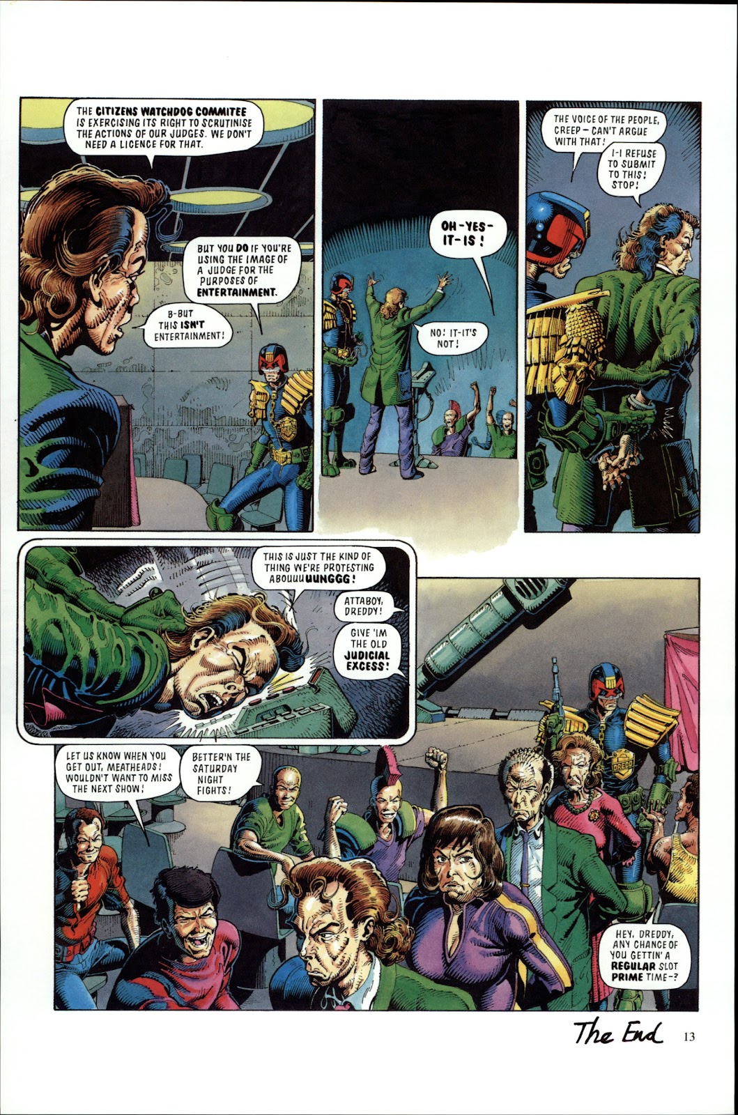 Read online Dredd Rules! comic - Issue #12