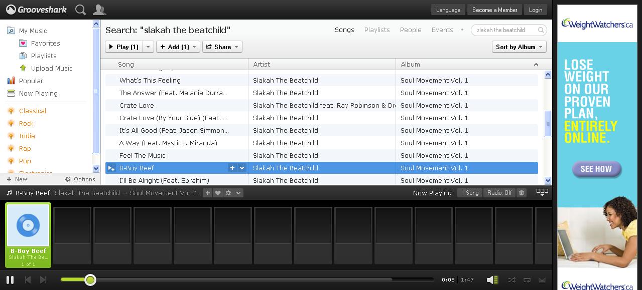 Grooveshark.com's Free Online Music Streaming Service is Amazing ...