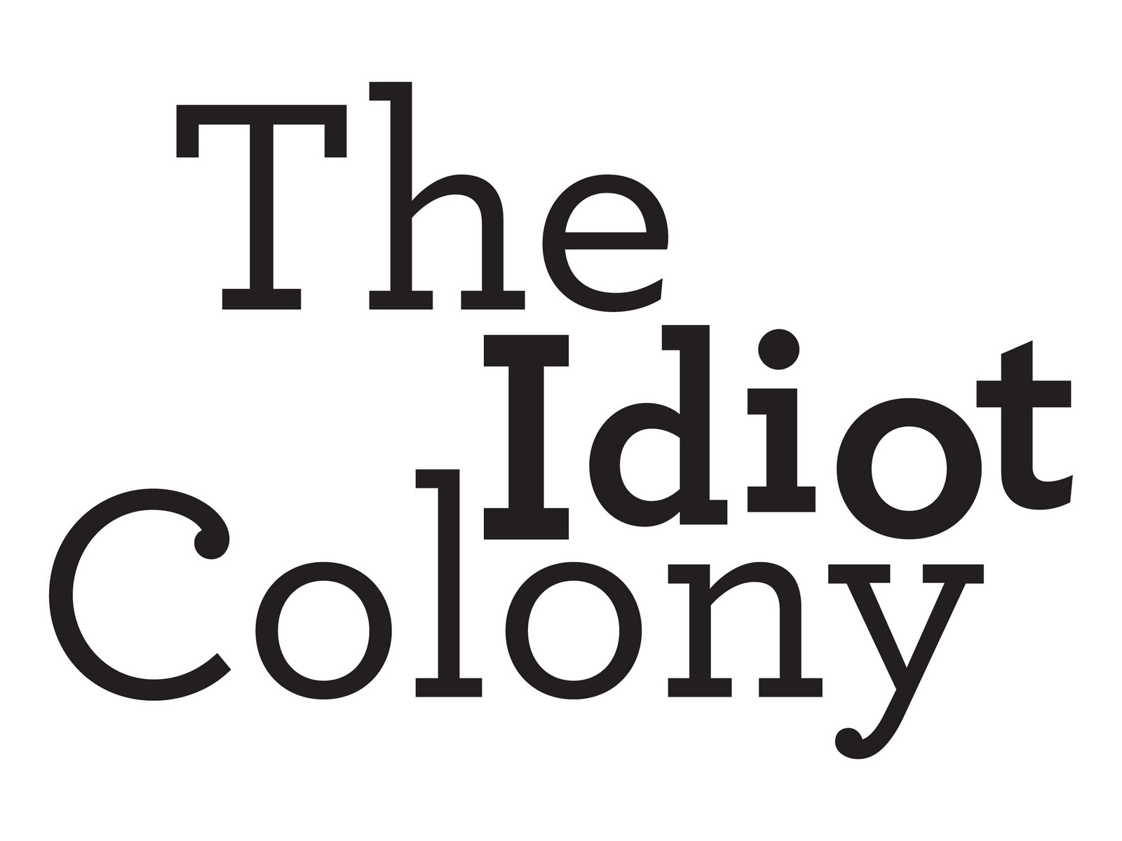 C Designz: The Idiot Colony - Logo