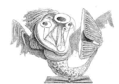 THE ROBBER BRIDEGROOM: Untitled drawing by Patrick Hourihan