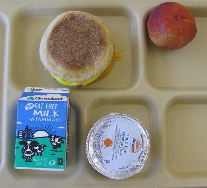 Better D.C. School Food: What's for Breakfast: Egg Sandwich
