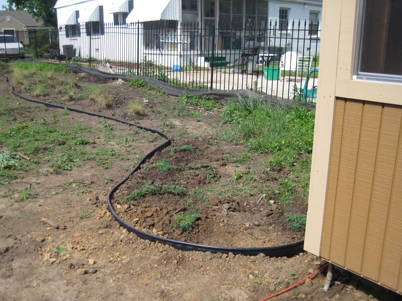 Green Landscape Barrels | How To Grade Landscape