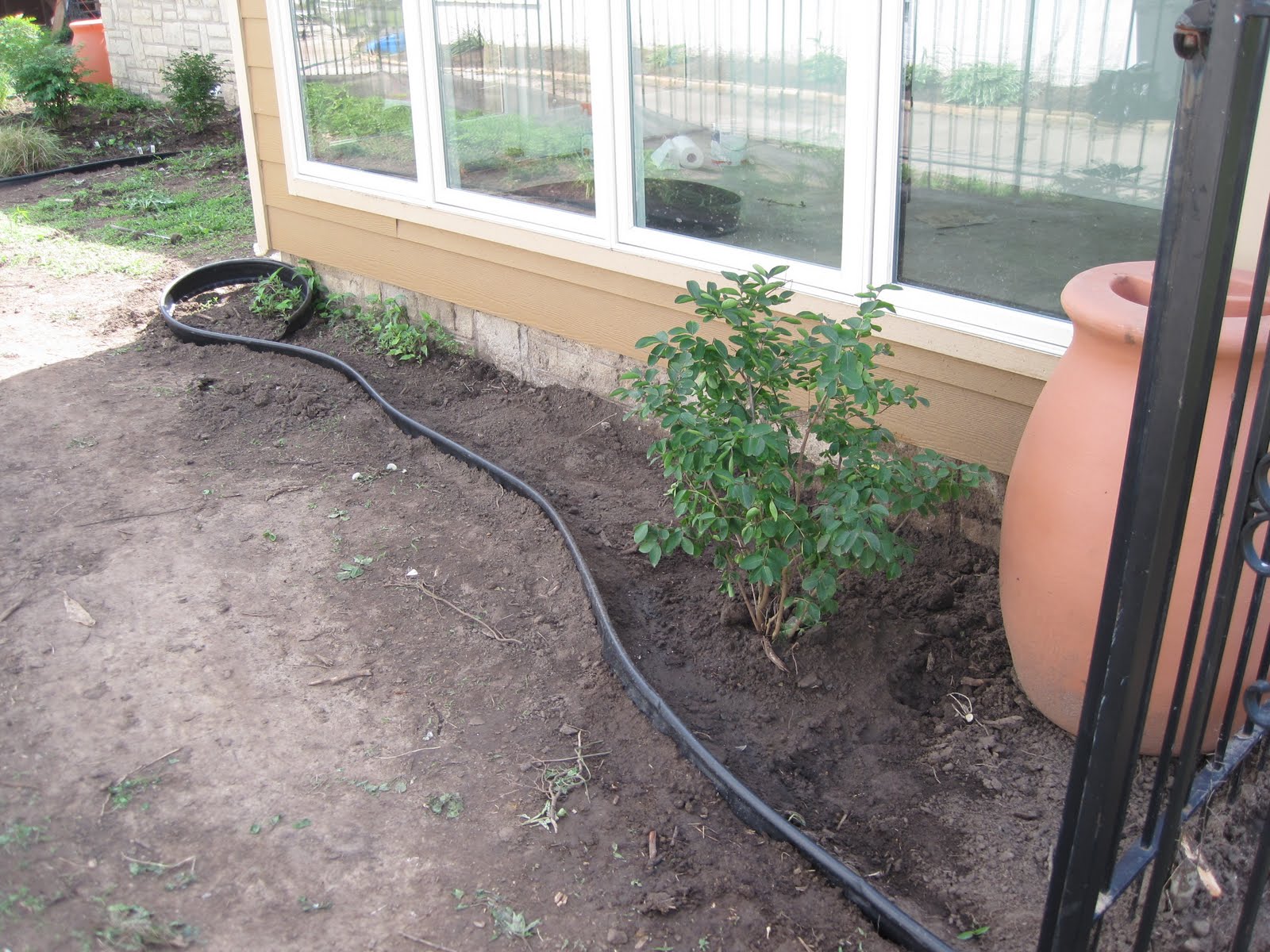 Green Landscape Barrels | How To Grade Landscape